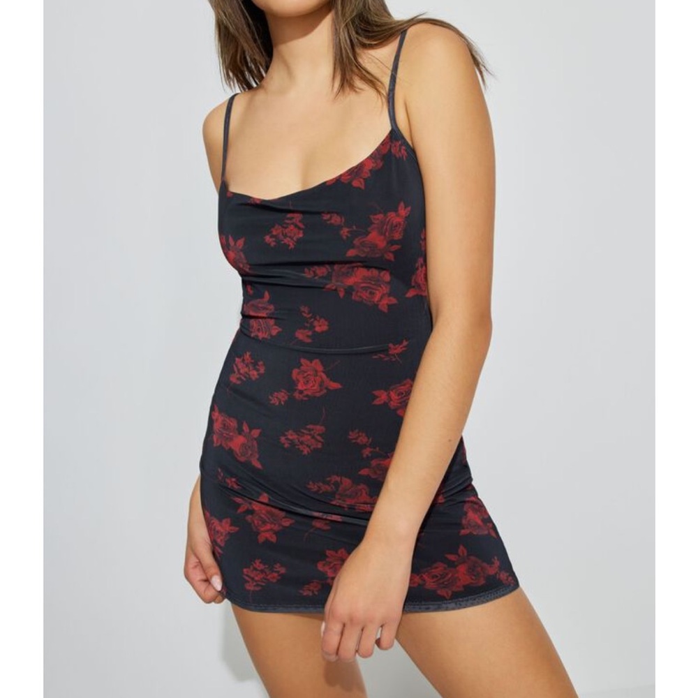 Garage Nikki Cutout Mini Dress - Gem